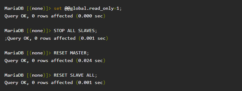 Migrate data giữa các MariaDB/ MySQL server