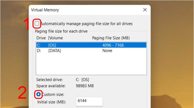 RAM ảo là gì? Cách set RAM ảo cho win 7, 10
