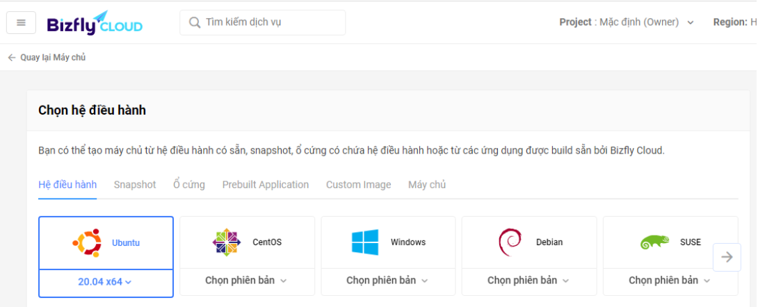 Hướng dẫn tự tạo Cloud Server dùng thử miễn phí từ A đến Z