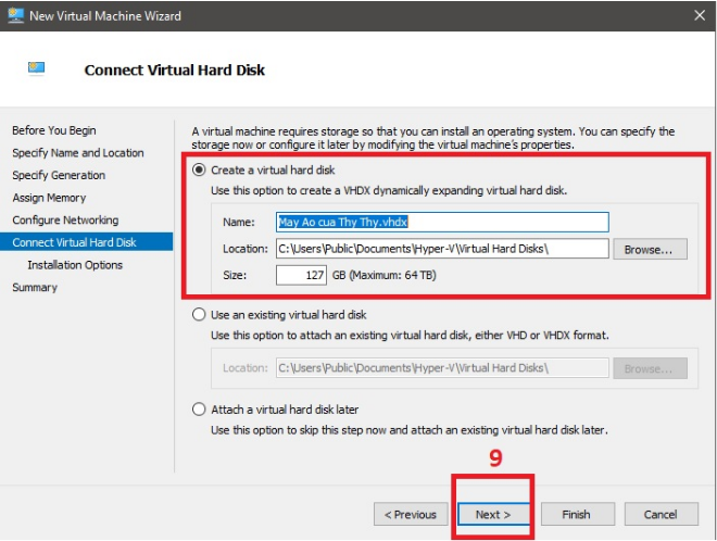 Cách cài đặt máy chủ ảo hệ điều hành Windows với Hyper-V